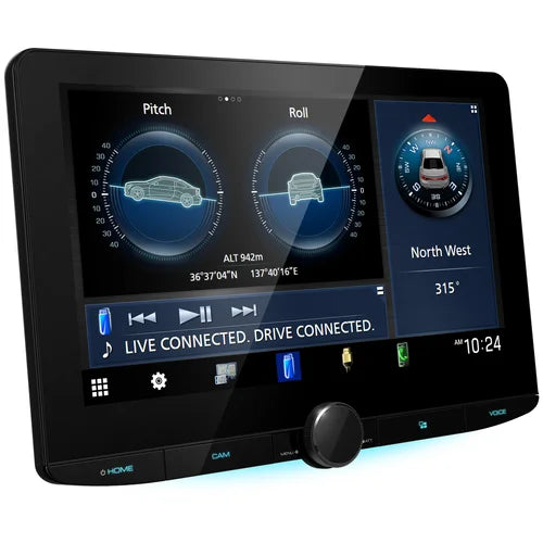 MITSUBISHI Triton 2019-MR Floating Kenwood HD 10” Radio Replacement w ...