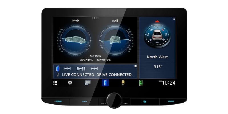 MITSUBISHI Triton 2019-MR Floating Kenwood HD 10” Radio Replacement w ...